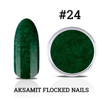 24. Aksamit Flocked Nails - efekt zamszu do zdobień na lakier hybrydowy ...