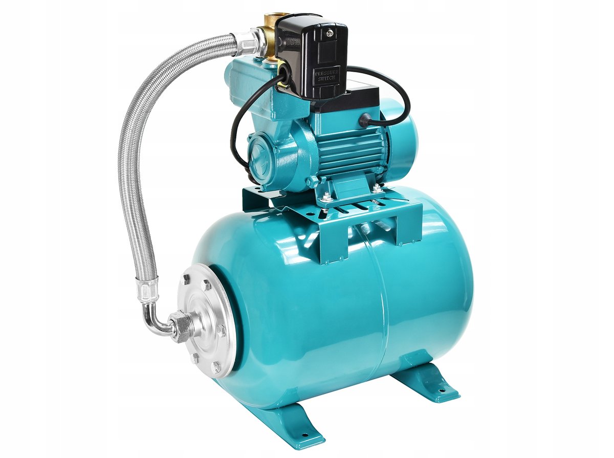 24l hydrofor do wody pompa hydroforowa zbiornik pełen zestaw wydajny ...