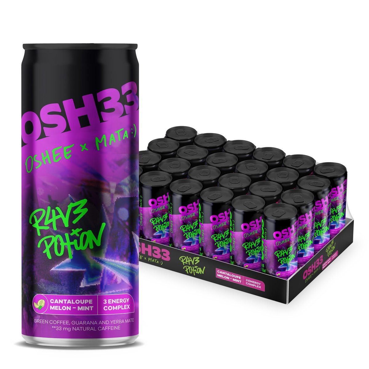 24x OSHEE Mata Rave Potion melon - mięta 250 ml - Oshee | Sklep EMPIK.COM