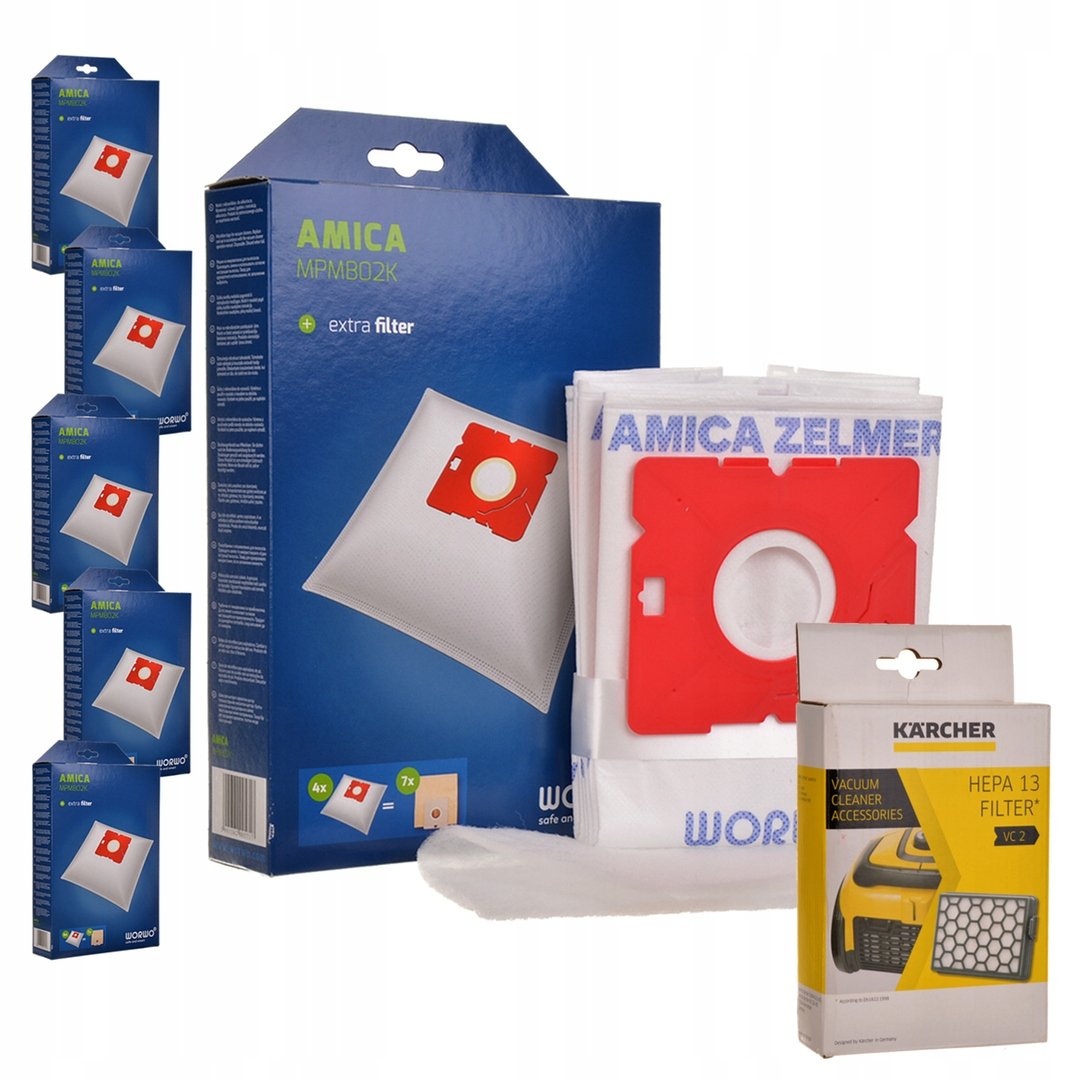 24x Worki FILTR zmywalny KARCHER VC 2, VC2 PREMIUM - WORWO | AGD Sklep ...