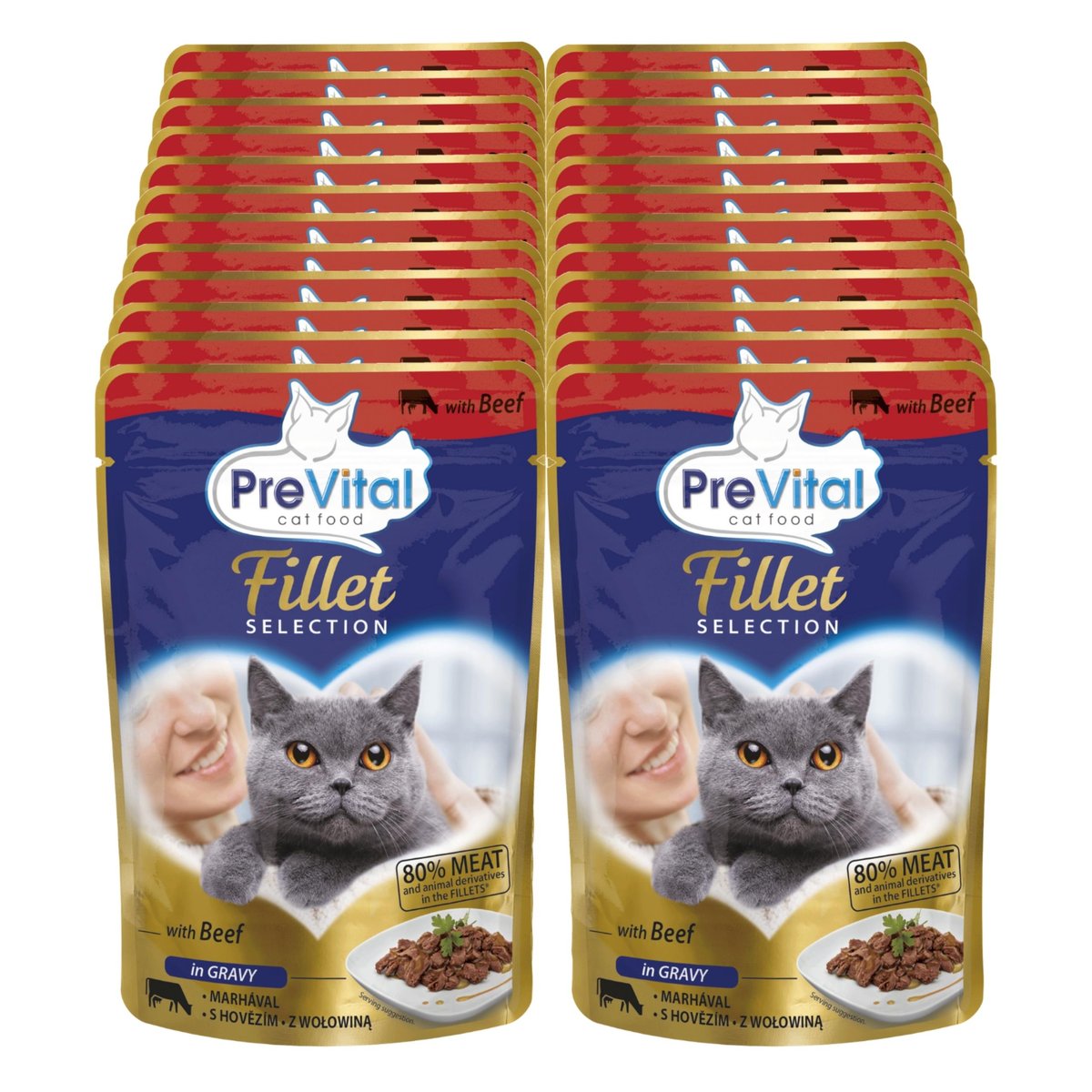 24X85G PreVital Fillet Wołowina W Sosie - Prevital | Sklep EMPIK.COM