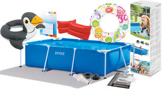 28271 Basen Ogrodowy Intex 9W1 260X160X65Cm - Intex | Sklep EMPIK.COM