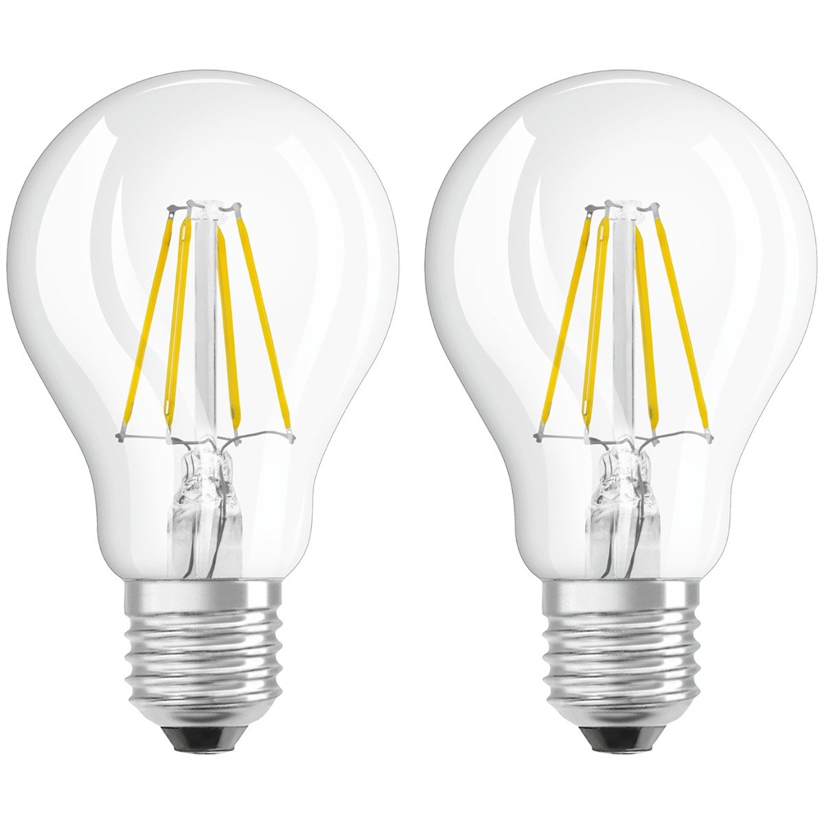 2pak Żarówka Led E27 A60 6 5w 60w 806lm 2700k Ciepła 300° Filament