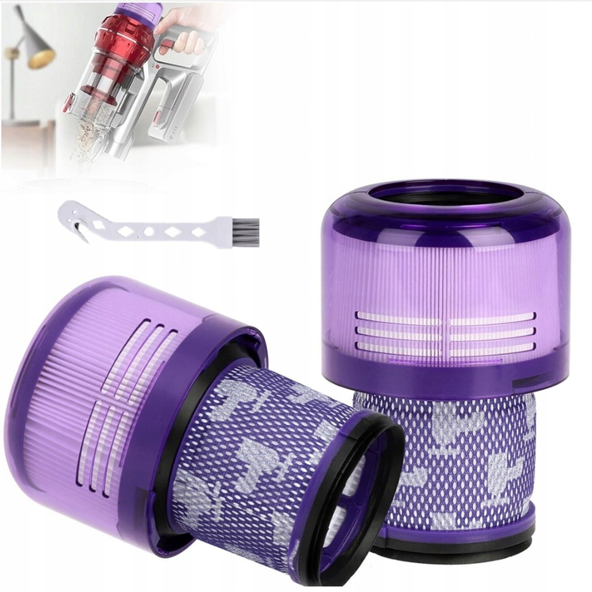 2x 2X FILTER ELEMENT FOR DYSON VACUUM CLEANER V12 - Inna marka | AGD ...