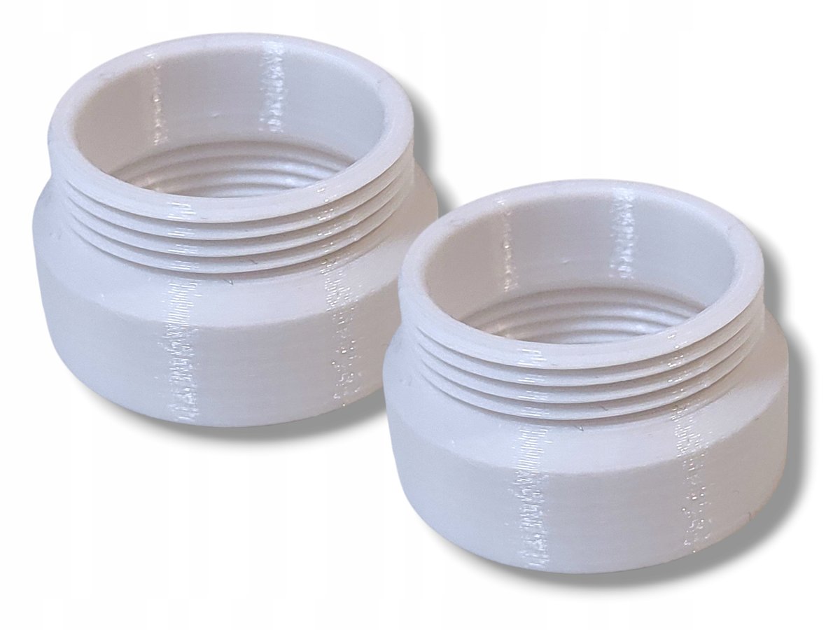 2x adapter / redukcja / przejściówka z Danfoss RTD-N na M30 x 1,5 mm ...
