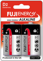 2x BATERIA ALKALICZNA LR20 1.5V FUJIENERGY 18000mAh ULTRA PREMIUM ...