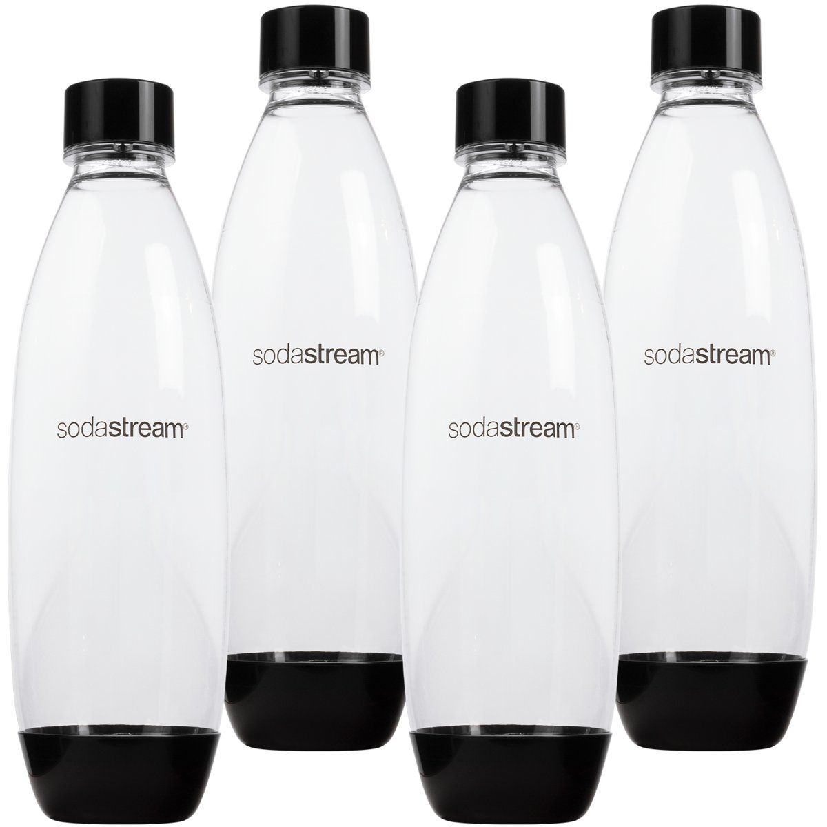 2x Butelki SodaStream 1L Fuse Dwupak Czarne - SodaStream | AGD Sklep EMPIK.COM