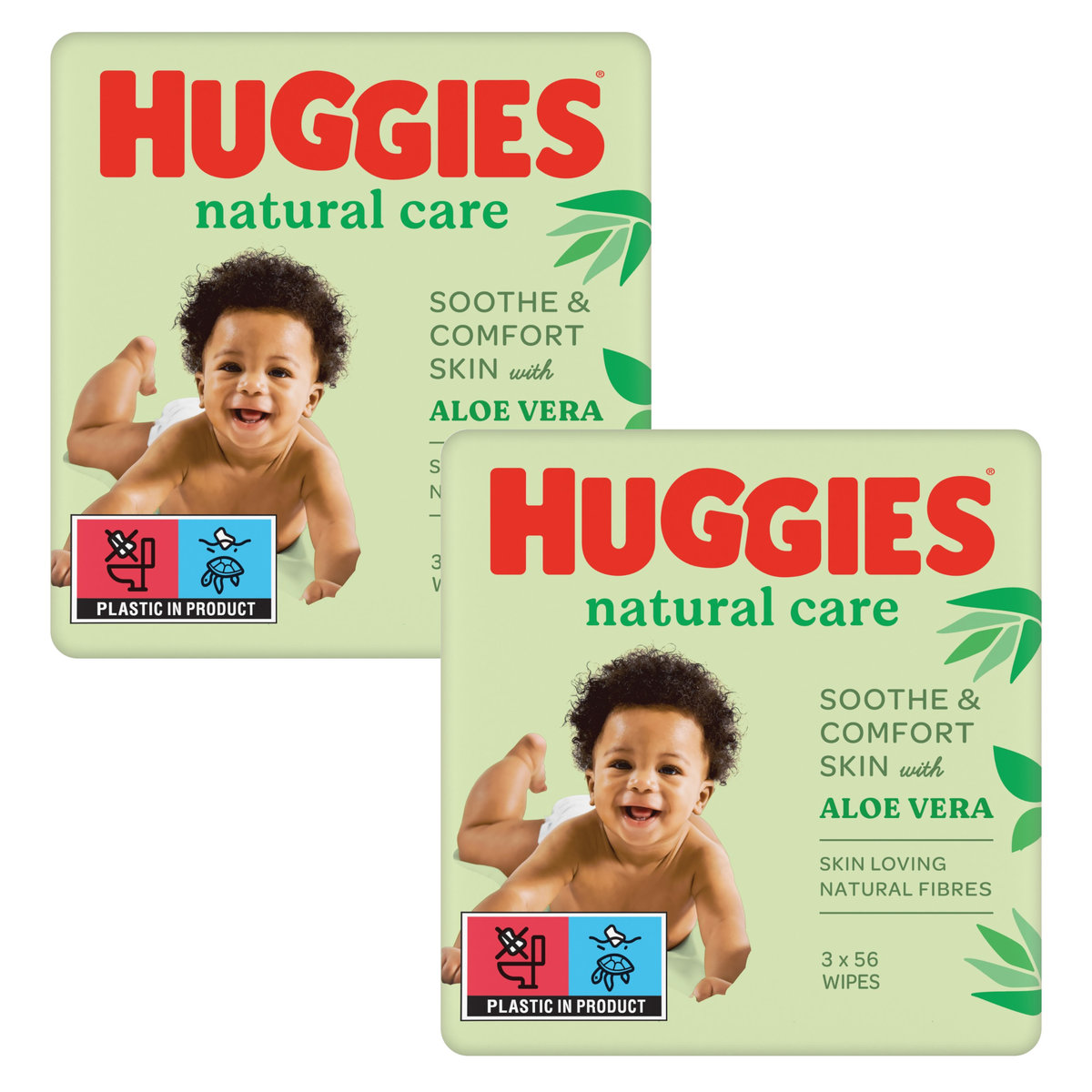 2x Chusteczki nawilżane HUGGIES Natural Care 168 szt - Huggies | Sklep ...