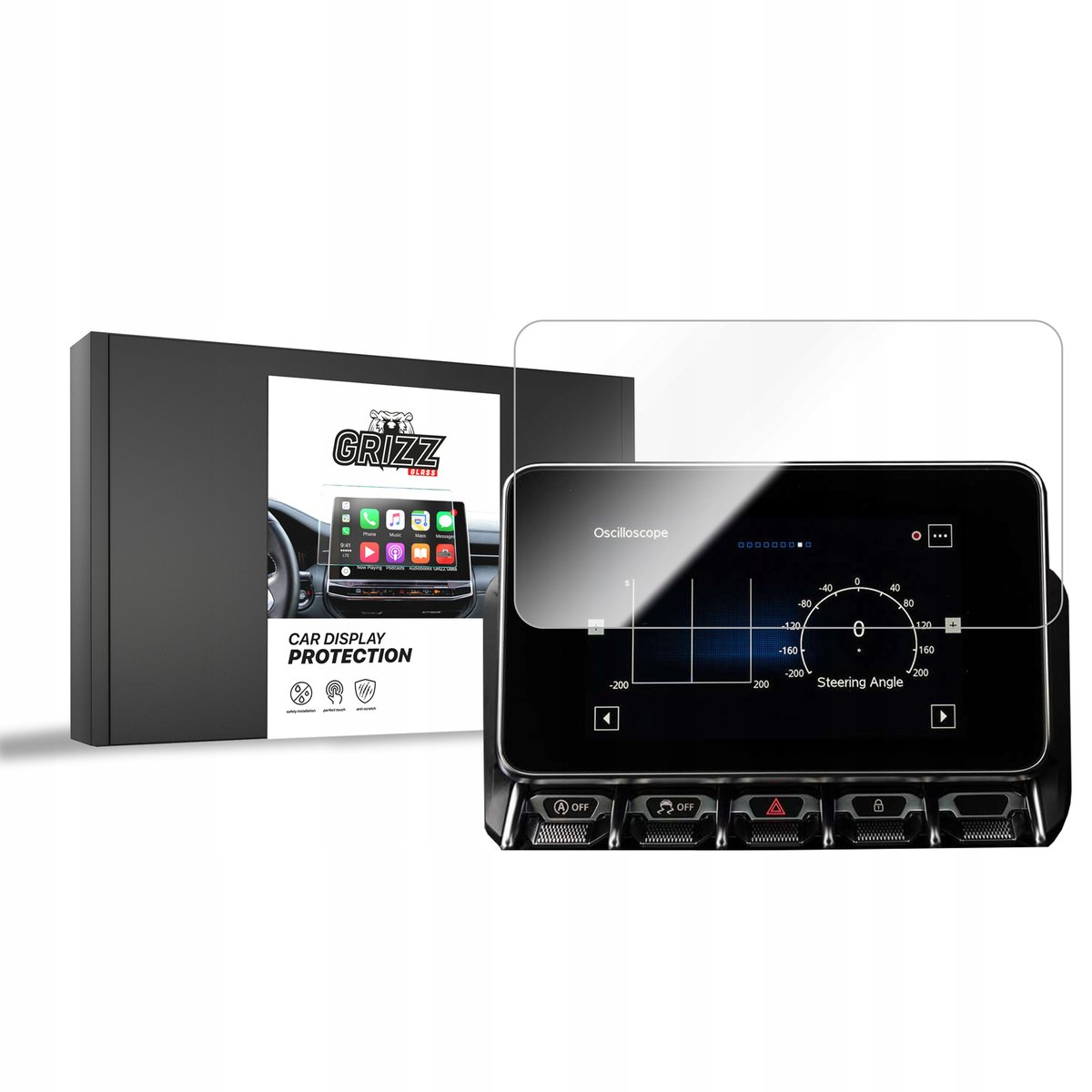 2x Folia GrizzGlass do Volkswagen Polo Virtual Cockpit Pro 10,25" 2022 ...