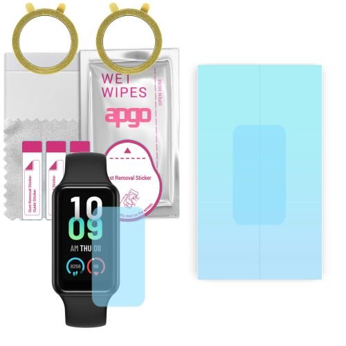 2x folia ochronna hydrożelowa do Amazfit Band 7 - apgo HD HQ FLEX ...