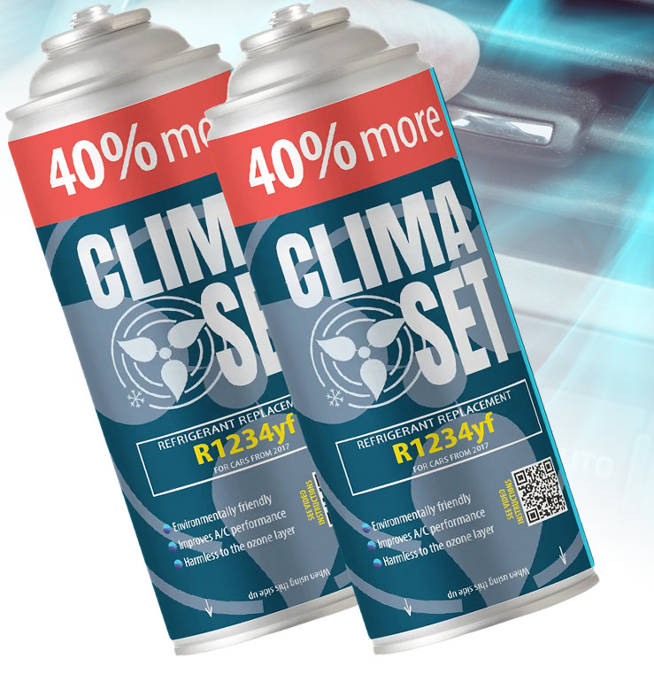 2X Gaz Do Nabicia Klimatyzacji R1234Yf 470G Xl Czynnik Chłodniczy Clima Set - Inna marka ...