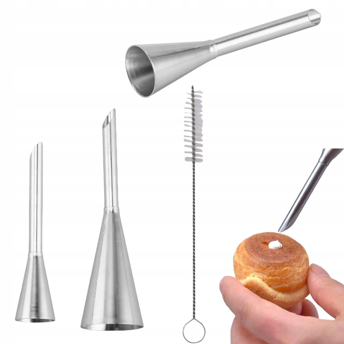 2X Igła Tylka Do Nadziewania Pączków + Czyścik - Pronett | Sklep EMPIK.COM