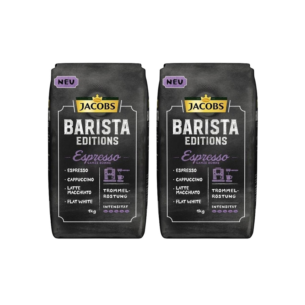 2x Kawa ziarnista JACOBS 1KG BARISTA ESPRESSO 1kg - Jacobs | Sklep ...