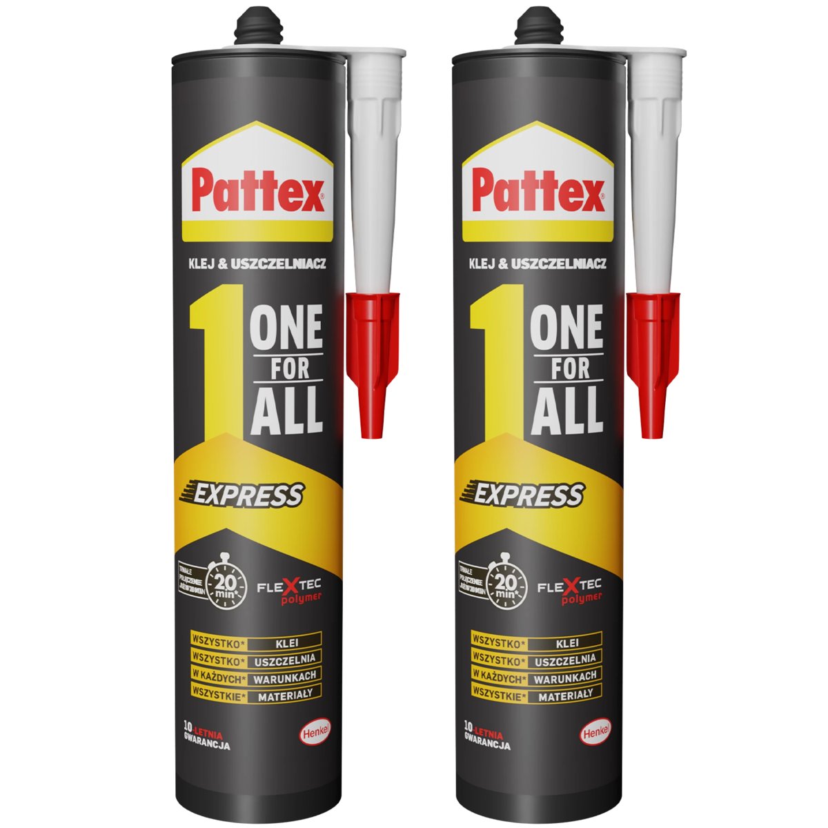 2x Klej montażowy Pattex One4All Express 390g - Henkel | Sklep EMPIK.COM