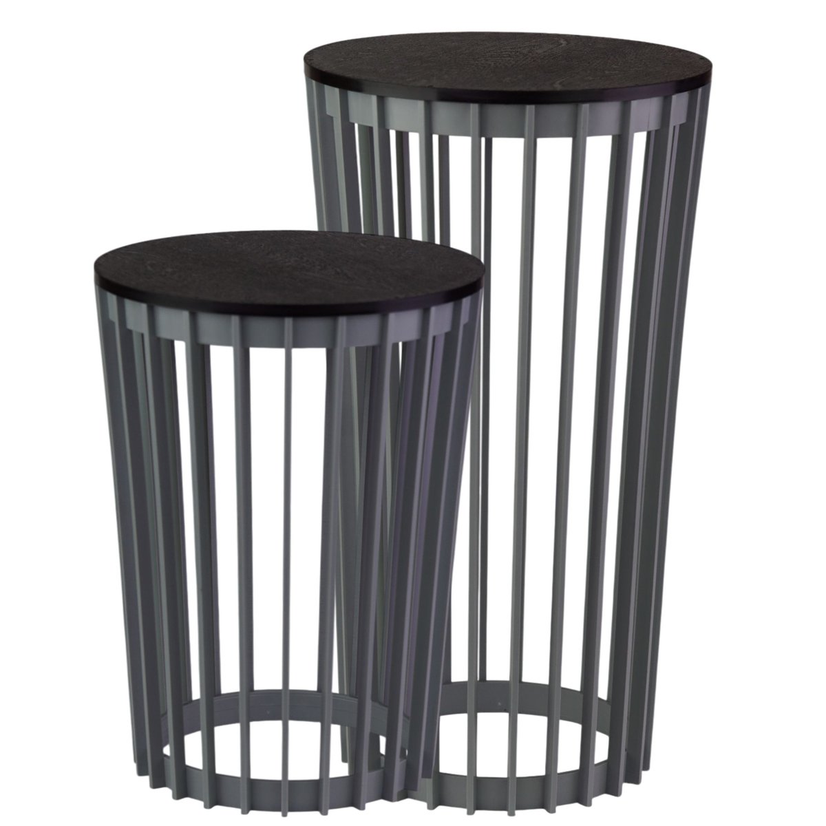 2x Kwietnik wysoki dwustronny Standy 40H + 54h, Stojak na kwiaty + blat ...