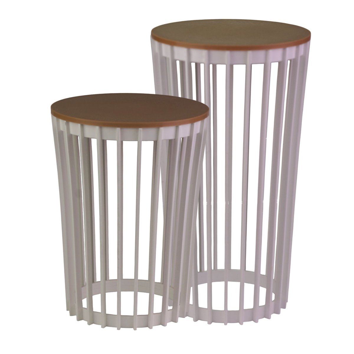 2x Kwietnik wysoki dwustronny Standy 40H + 54h, Stojak na kwiaty + blat ...