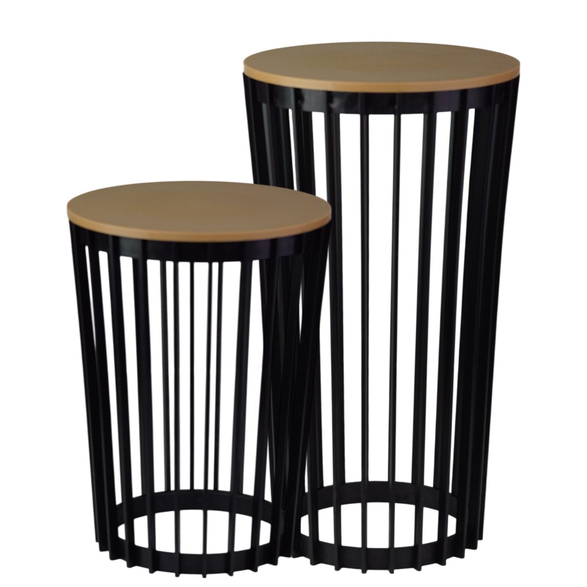 2x Kwietnik wysoki dwustronny Standy 40H + 54h, Stojak na kwiaty + blat ...