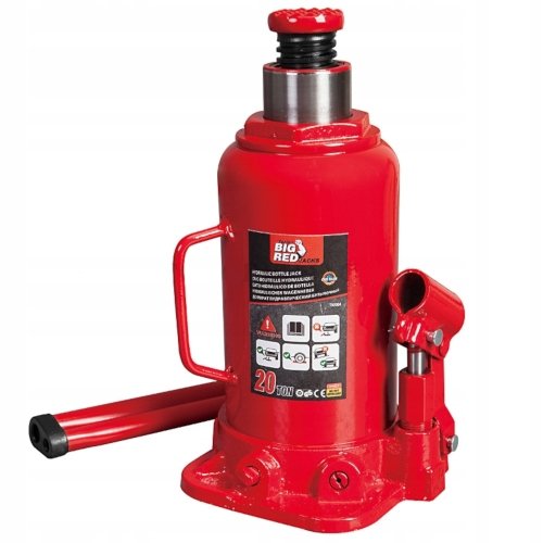 2x PODNOŚNIK SŁUPKOWY BUTELKOWY HYDRAULICZNY 20T 242-452MM LEWAREK TORIN - Torin | Motoryzacja EMPIK