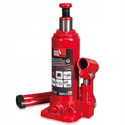 2x PODNOŚNIK SŁUPKOWY BUTELKOWY HYDRAULICZNY 3T 194-372MM LEWAREK TORIN - Torin | Motoryzacja EMPIK