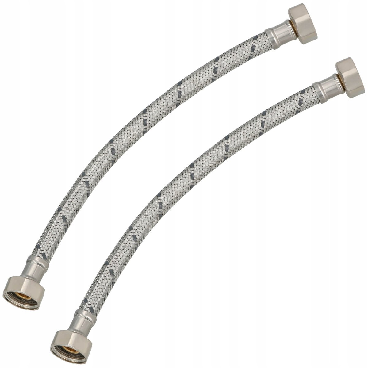 2x Przyłącze elastyczne 1/2” wężyk hydrauliczny do baterii armatury 30 ...