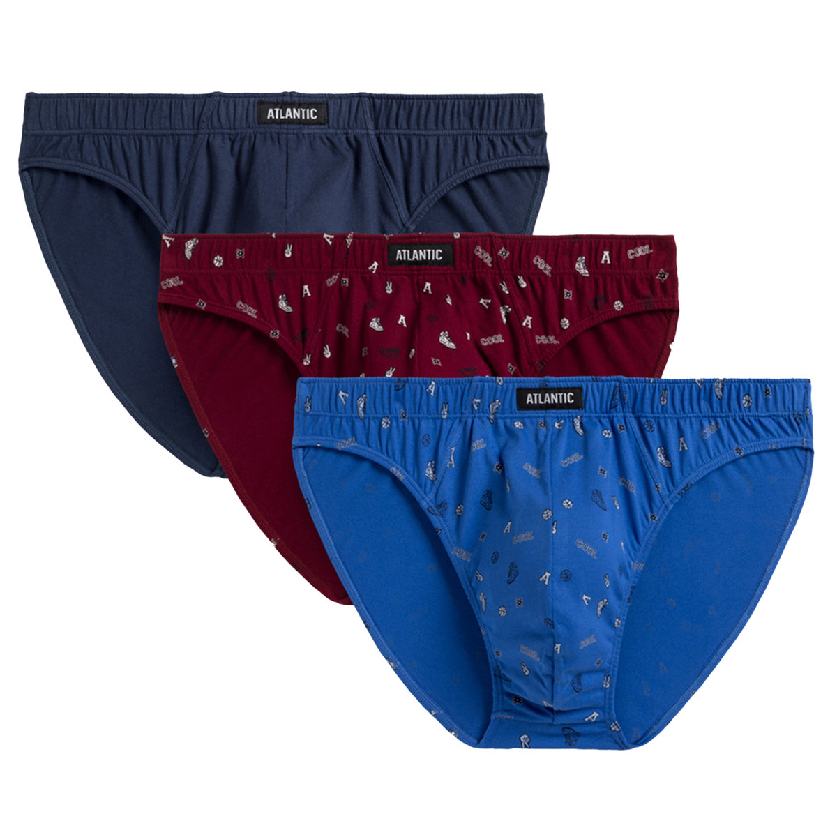 3-pack slipy męskie sport-l - Atlantic | Moda Sklep EMPIK.COM