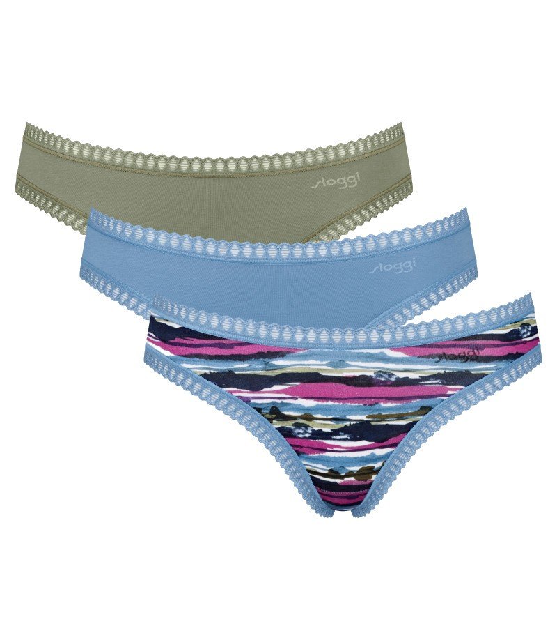 3 x Majtki damskie sloggi GO Crush Mini C3P-XS - Sloggi | Moda Sklep ...