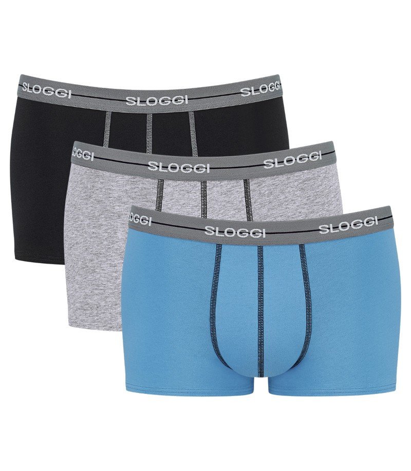 3 X Majtki Męskie Sloggi Men Start Hipster C3P Box-L - Sloggi Men ...