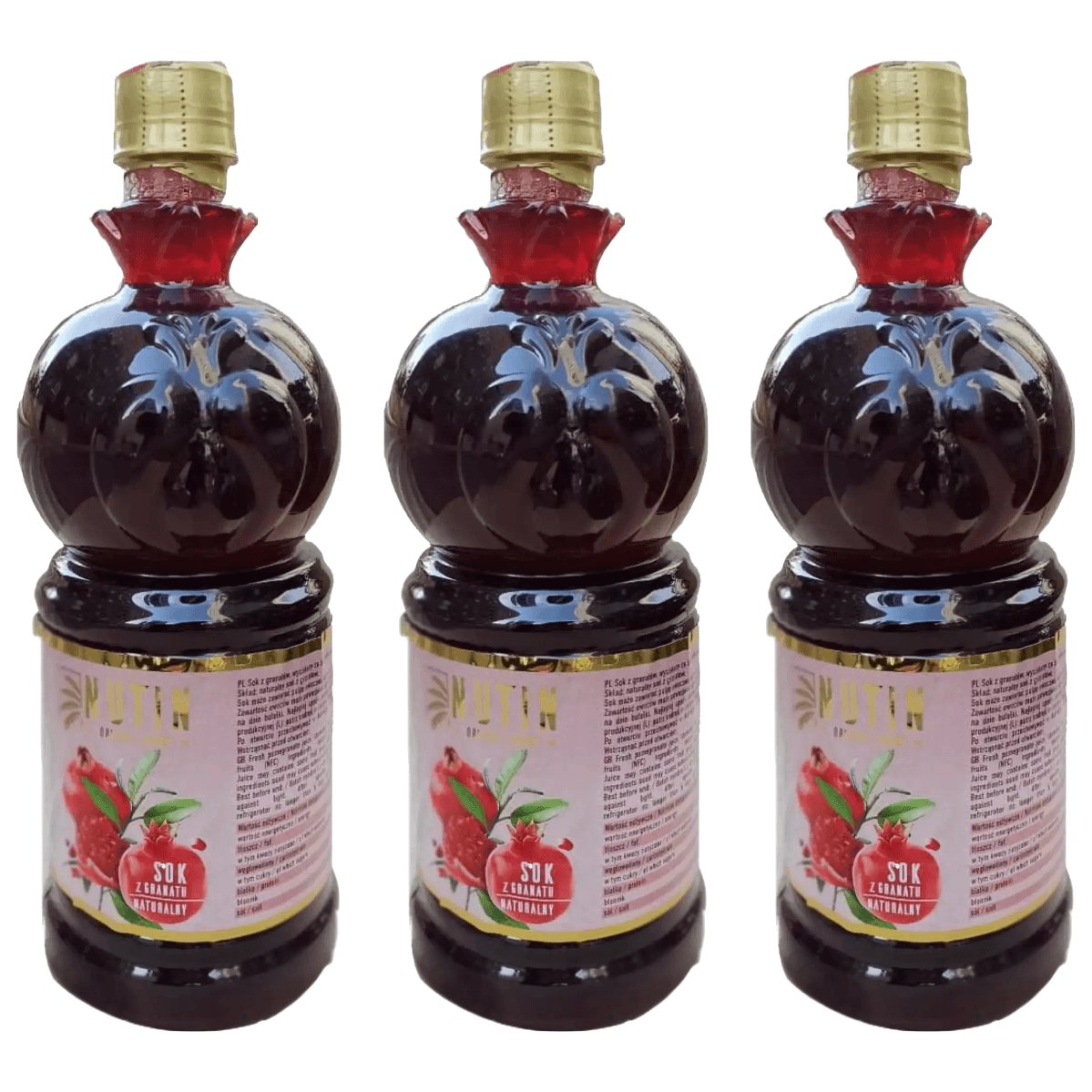 3 x Sok z granatu naturalny 1l Nutin - Inna marka | Sklep EMPIK.COM