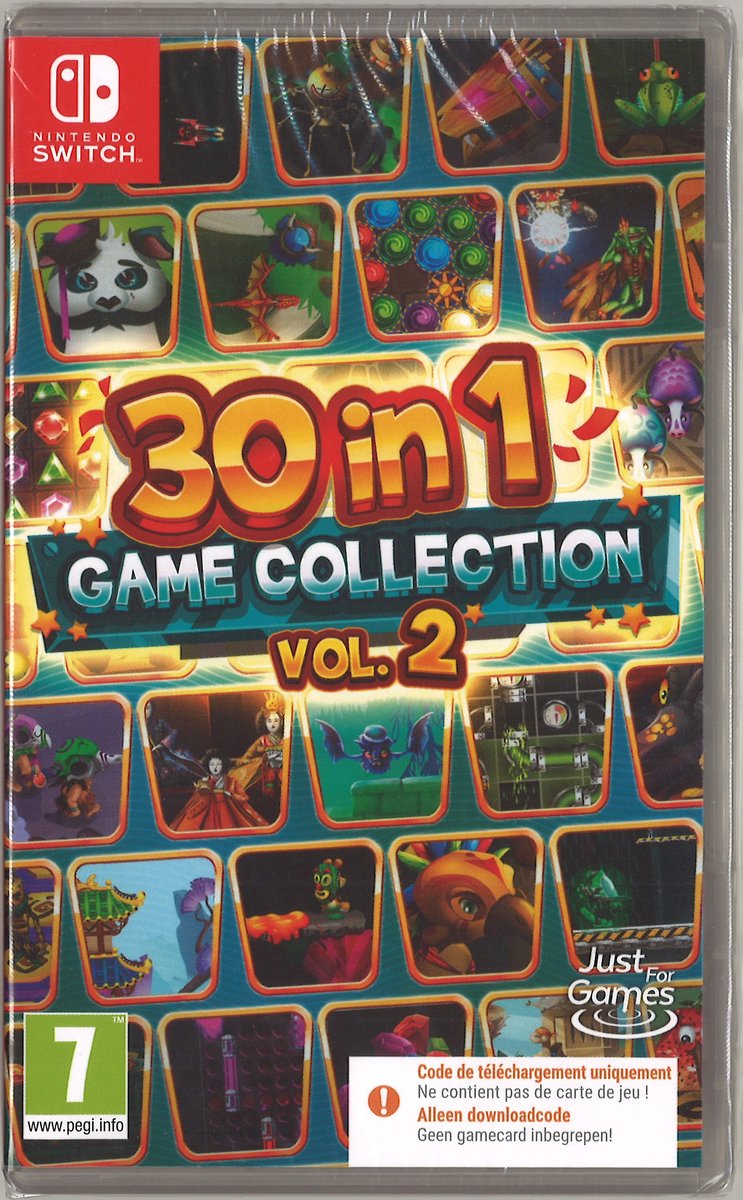 30 in 1 Game Collection Vol 2 - Code in Box, Nintendo Switch - Just For ...