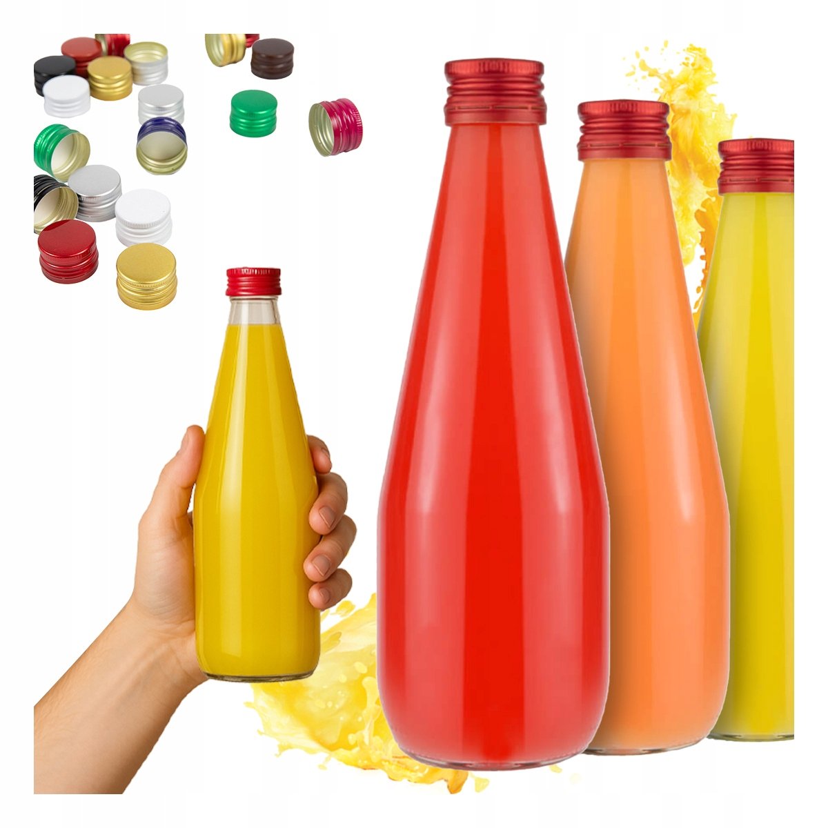30x Butelka KROPLA 700ML na SOK SOKI NALEWKE WÓDKĘ BIMBER ALKOHOL WINO ...