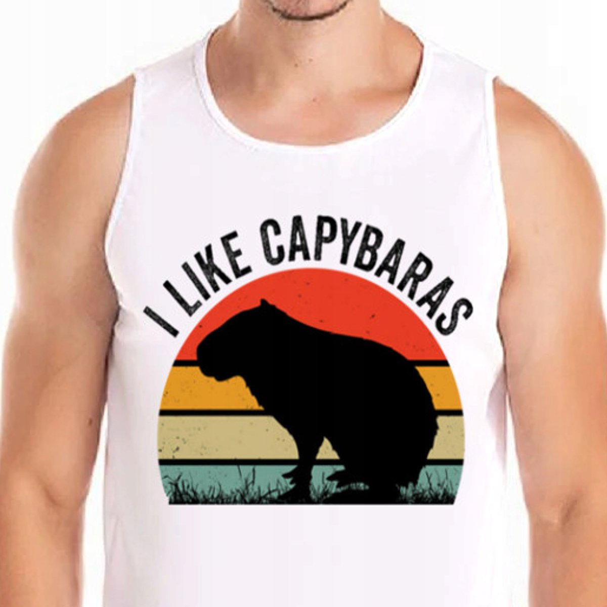 3216 Tank Top Koszulka Kapibara Capybara Gryzoń S - Inna marka | Moda ...