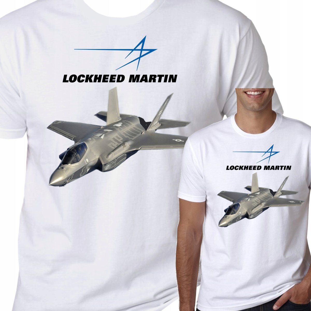 3271 F-35 Lockheed Martin Koszulka Samolot S - Inna marka | Moda Sklep ...