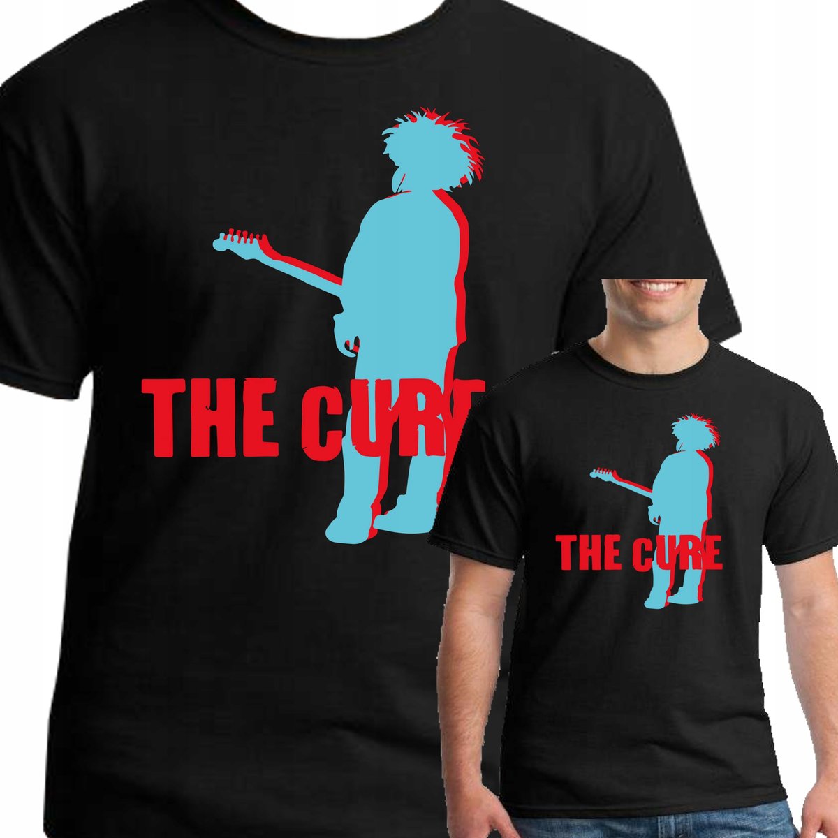3279 Rock Koszulka The Cure Robert Smith M Czarna - Inna marka | Moda ...