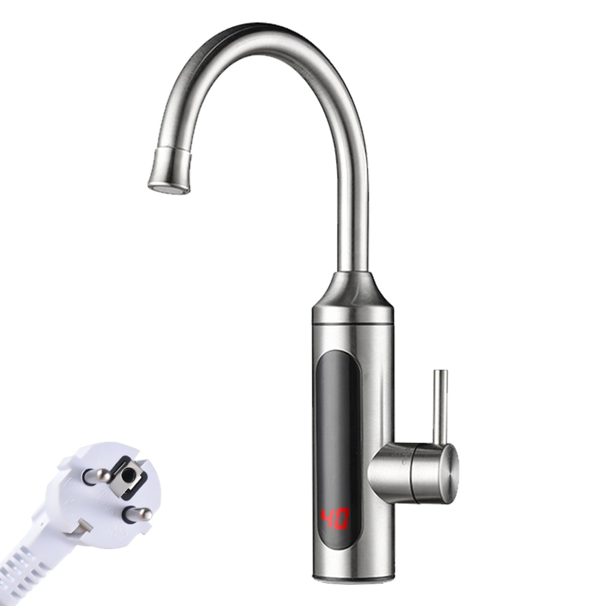 3300W Electric Instant Heating Water Faucet with LED Digital ...