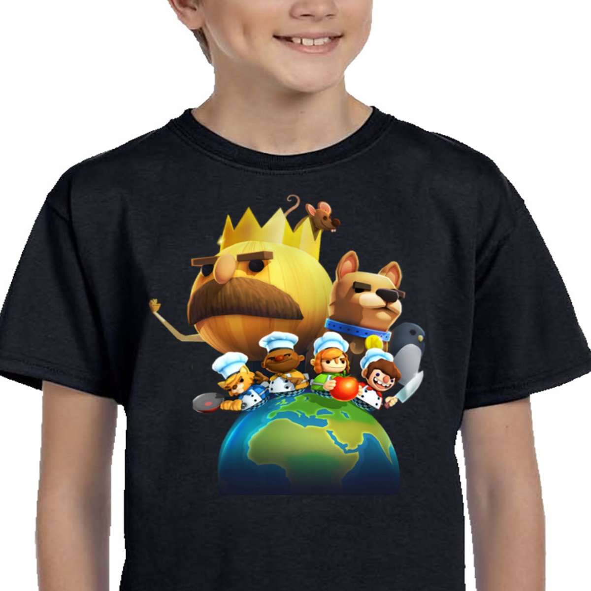 3312 Koszulka Overcooked Gra Konsola 152 Czarna - Inna marka | Sklep EMPIK.COM