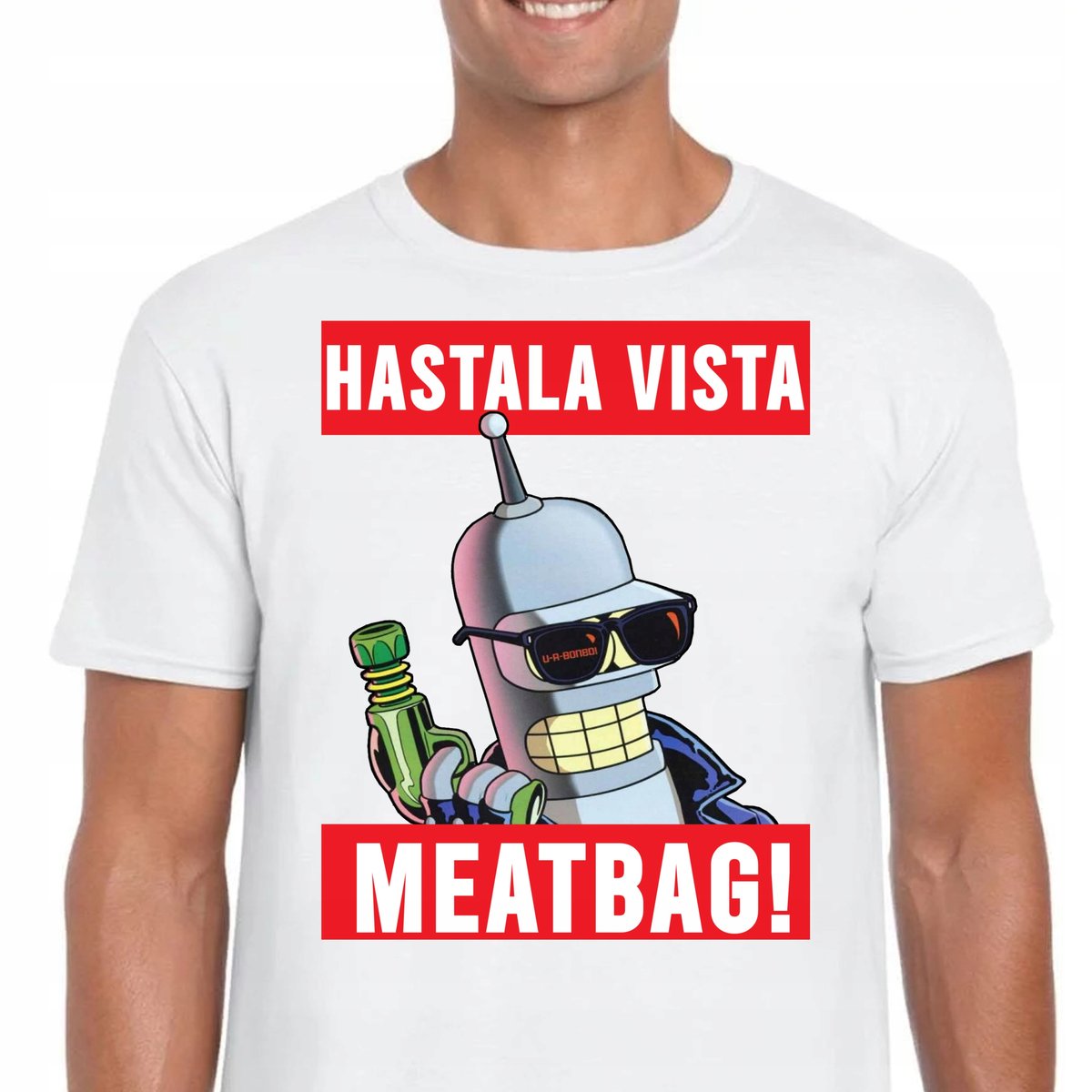 3314 Koszulka Bender Futurama Terminator T-800 Xl - Inna marka | Moda ...