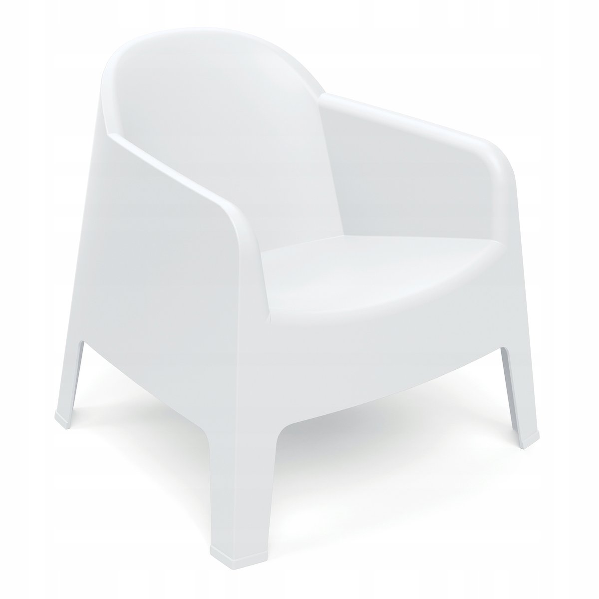 344101 Fotel ogrodowy biały Milane White FERNE - Ferne | Sklep EMPIK.COM