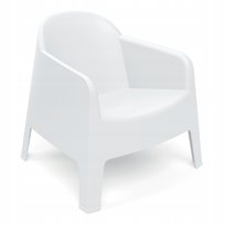 344101 Fotel ogrodowy biały Milane White FERNE - Ferne | Sklep EMPIK.COM