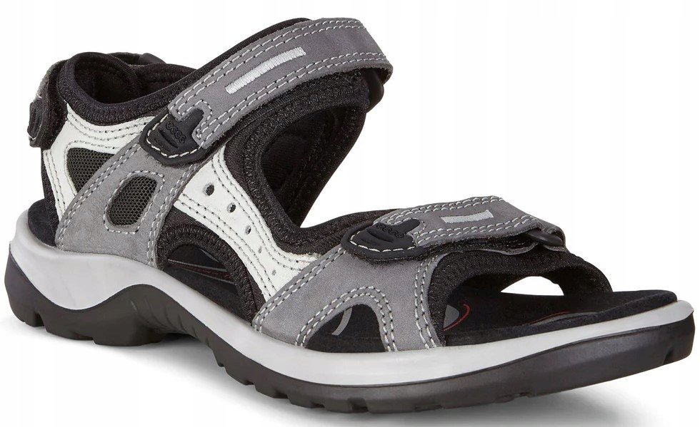 36 BUTY SANDAŁY DAMSKIE ECCO SKÓRA SZARE 069563 02244 - Ecco | Sport Sklep EMPIK.COM