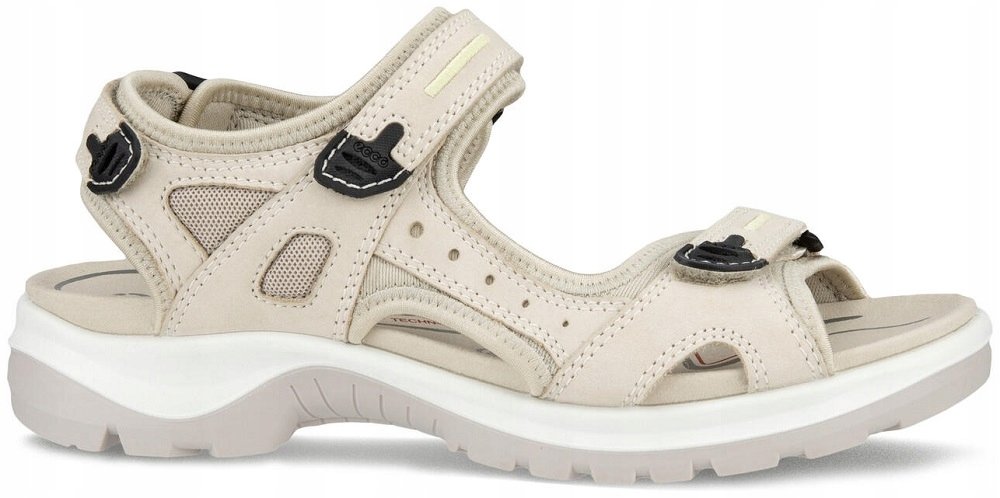 38 BUTY SANDAŁY DAMSKIE ECCO SKÓRA BEŻOWE 069563 01378 - Ecco | Sport Sklep EMPIK.COM