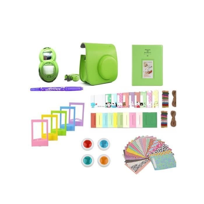 39930 - Zestaw akcesoriów do Fujifilm Instax Mini 8/9 - Limonkowy ...