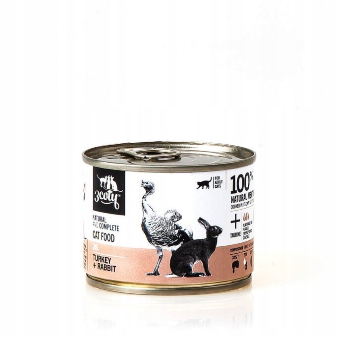 3Coty TURKEY RABBIT for Adult cats 180g - inna (Inny) | Sklep EMPIK.COM