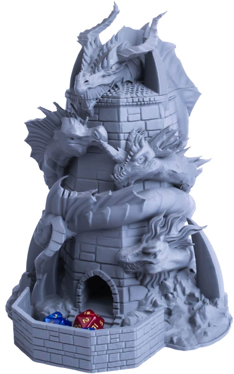 3D Vikings Tiamat, wieża kości Queen of the Evil Dragons, idealna wieża ...