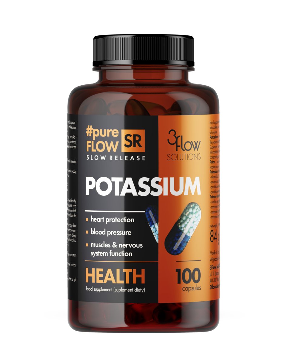 3Flow Solutions, pureFLOW SR Potassium, 100 kaps. | Sklep EMPIK.COM