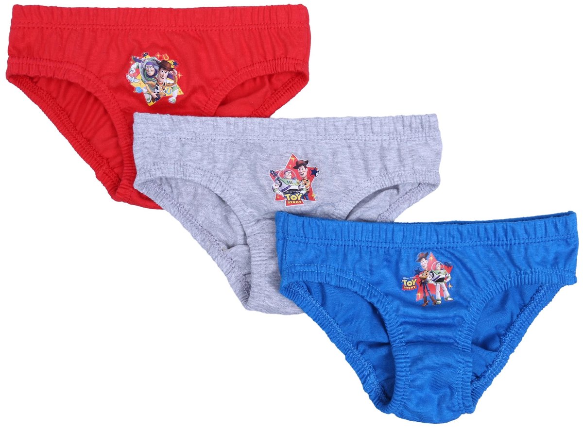 3x czerwono-szaro-niebieskie majtki chłopięce TOY STORY Disney 4-5 lat 110 cm - Disney | Sklep ...