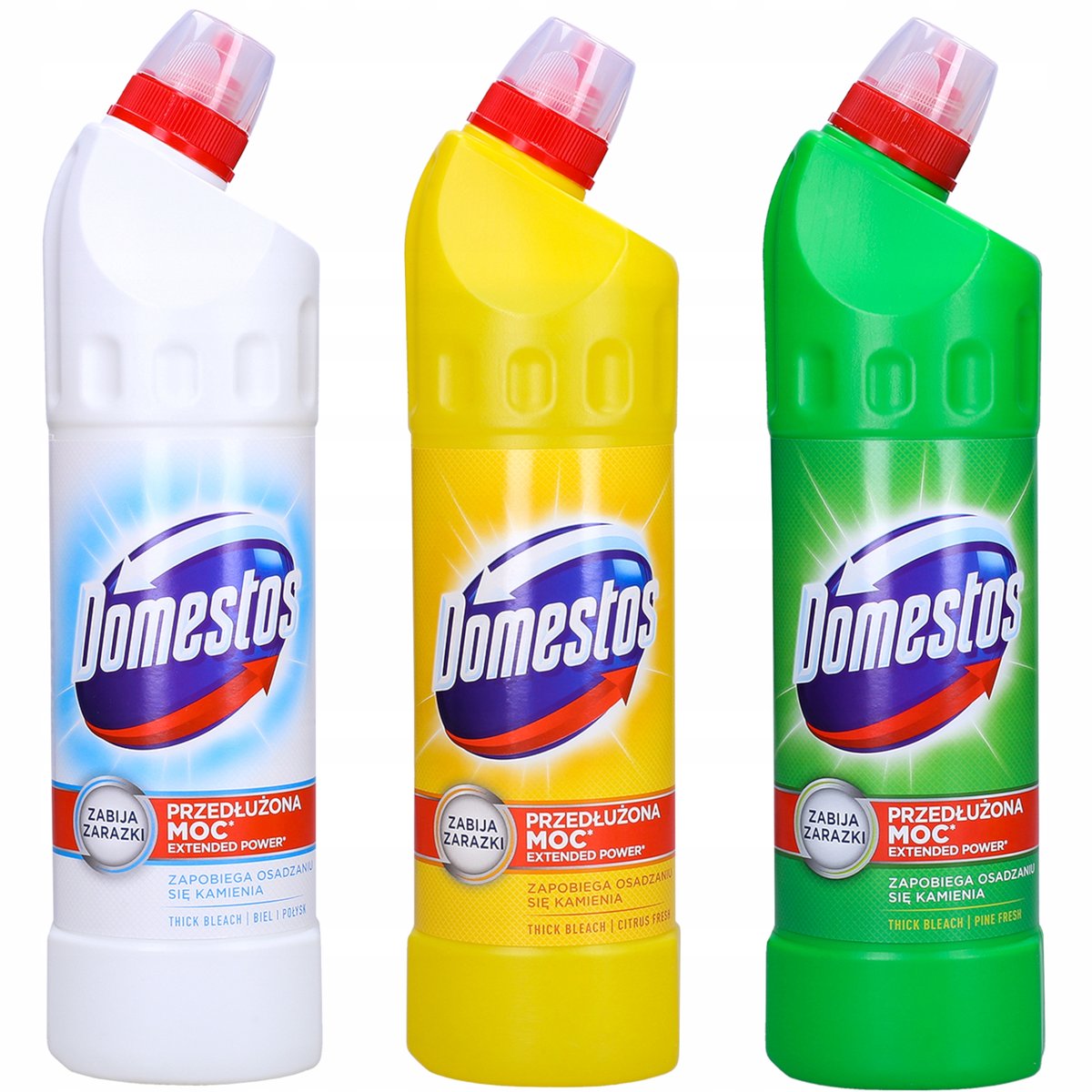 3X Domestos Płyn Do Toalet Wc Citrus Pine White - Domestos | Sklep ...