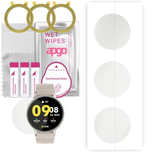 3x folia ochronna hydrożelowa MATOWA do Tracer SMR2 - apgo Smartwatch ...