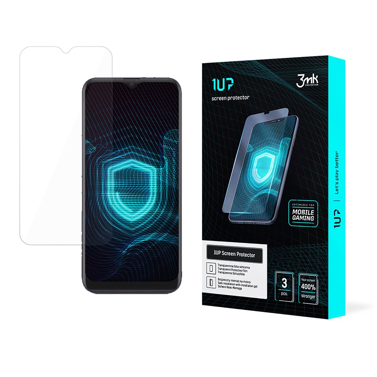 3x Folia ochronna hydrożelowa na ekran do SPC Gen Plus - 3mk 1UP - 3MK ...