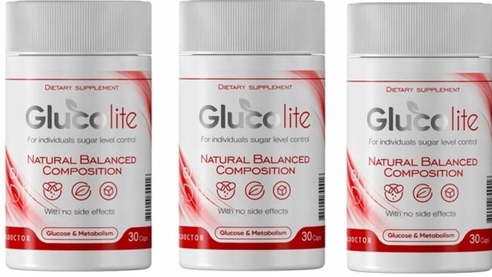 3x Glucolite - suplement diety wsparcie w regulacji poziomu cukru 30 ...