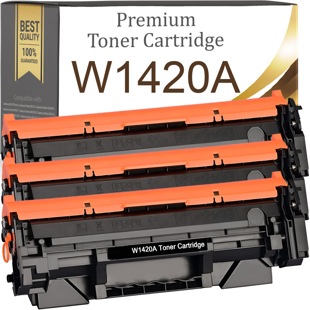 3x NOWY TONER XL W1420A Z CHIPEM DO HP LASERJET M110w MFP M140w W142A ...